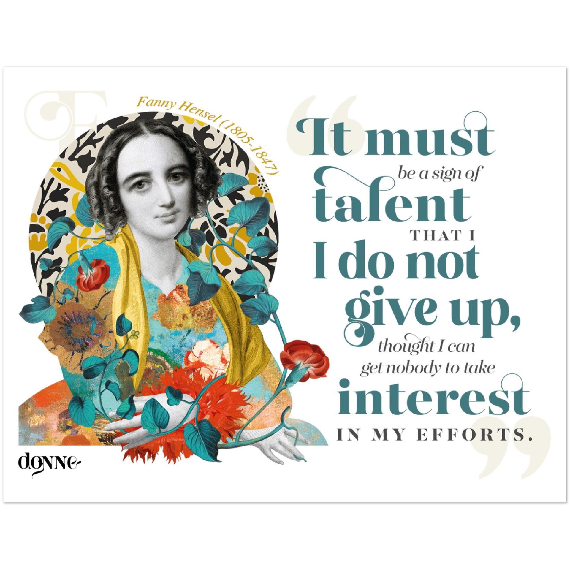 Fanny Hensel | Pack of 10 postcards | US & CA
